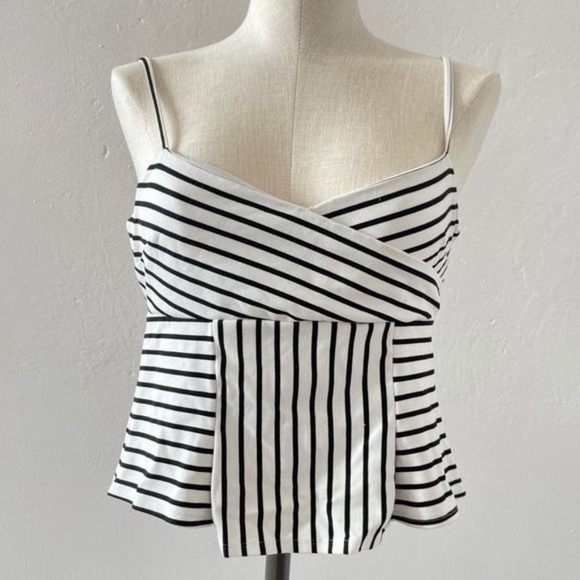 1. State | Tops | State Crop Top Tank Adjustable Spaghetti Straps Black ...